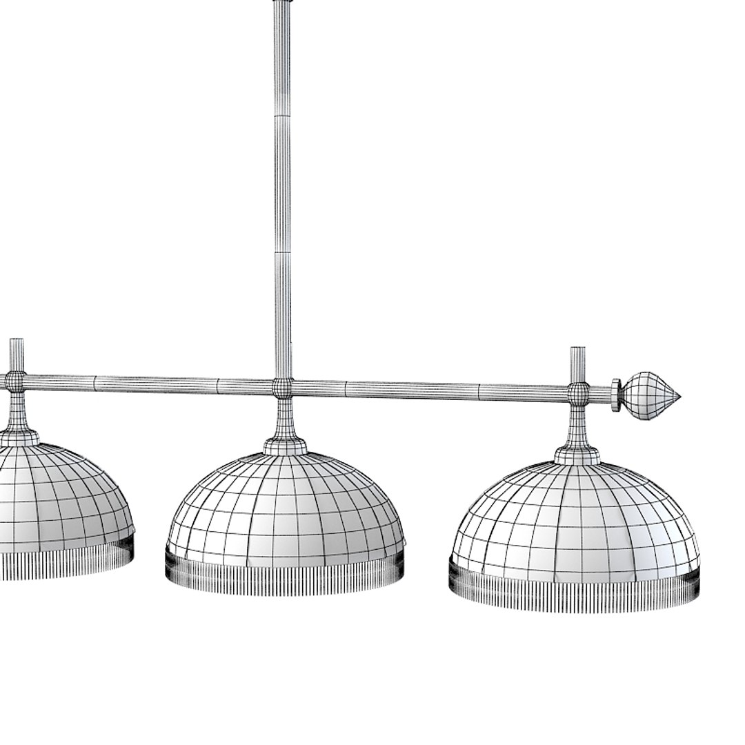 Pool Table Light 3d Model