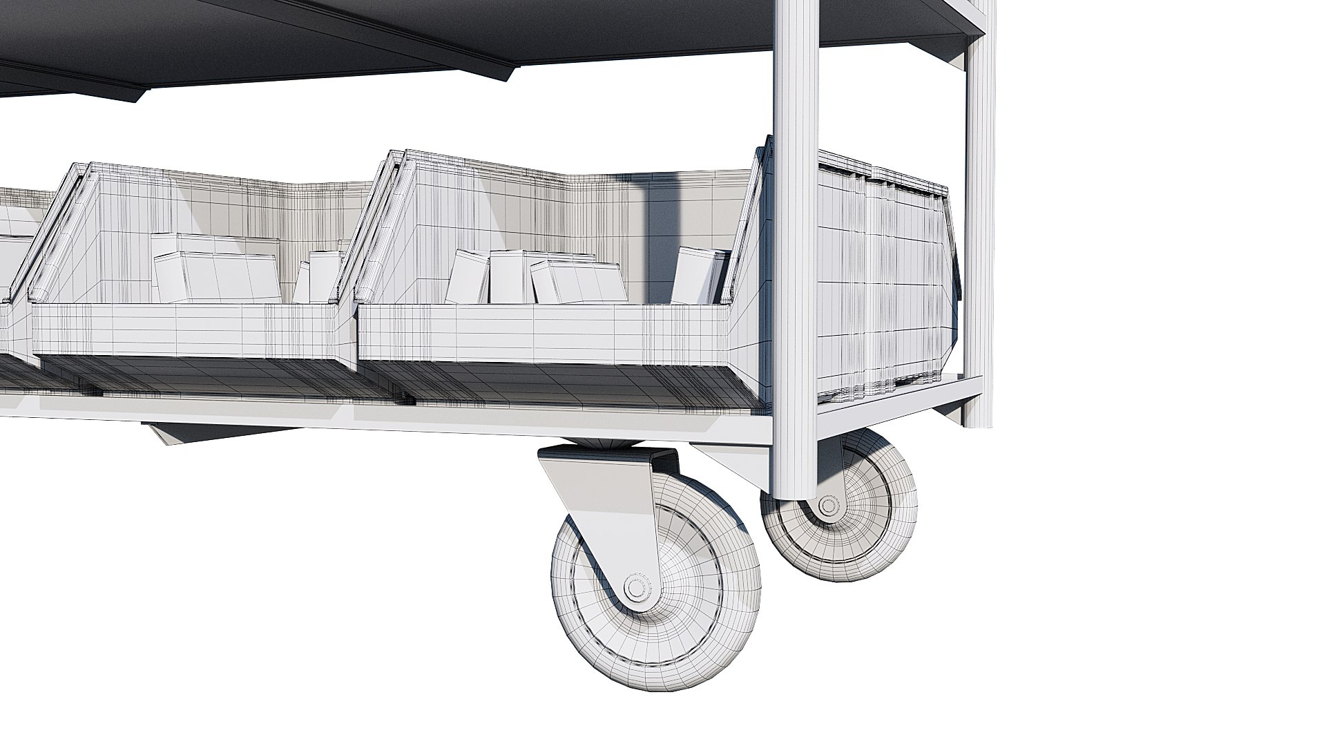 Warehouse trolley 3D model - TurboSquid 1709056