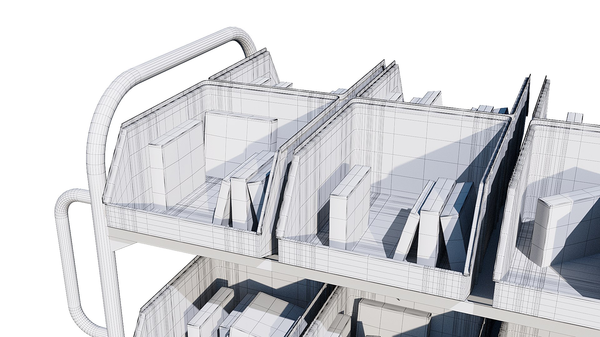 Warehouse trolley 3D model - TurboSquid 1709056