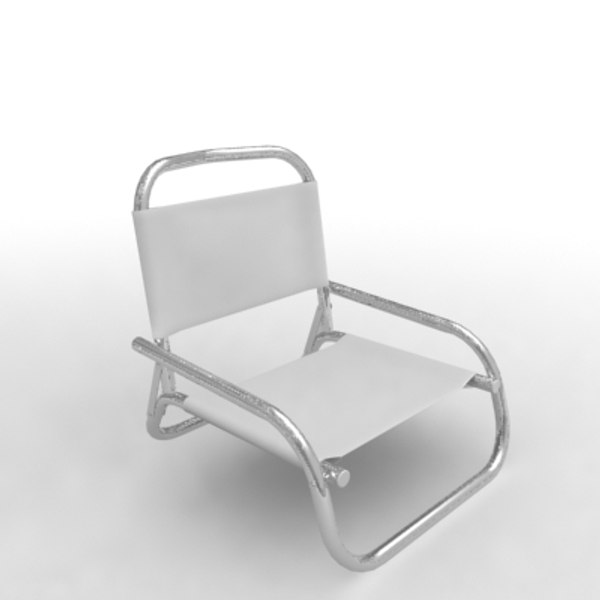 folding chair 3d 3ds