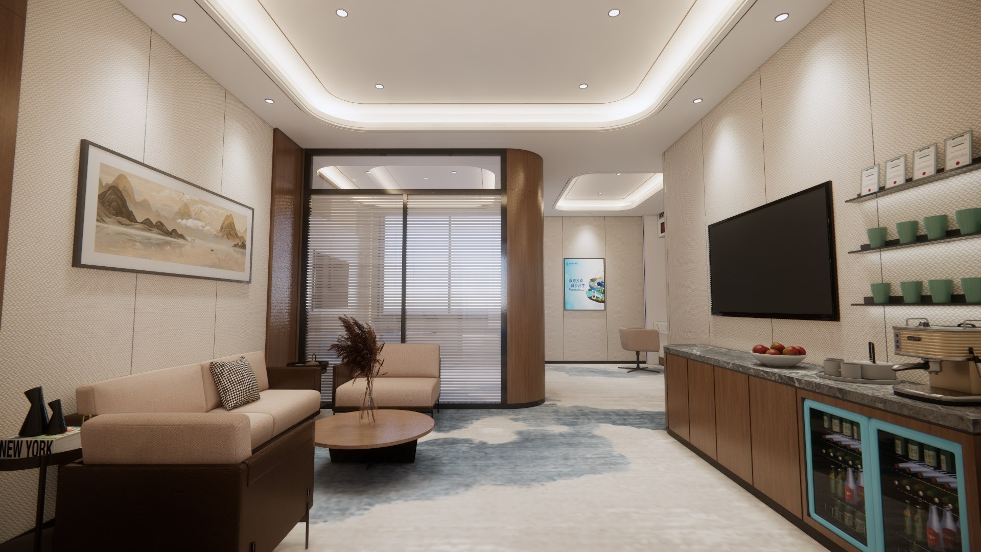 Bank Room Interior-A3 3D Model - TurboSquid 2123685