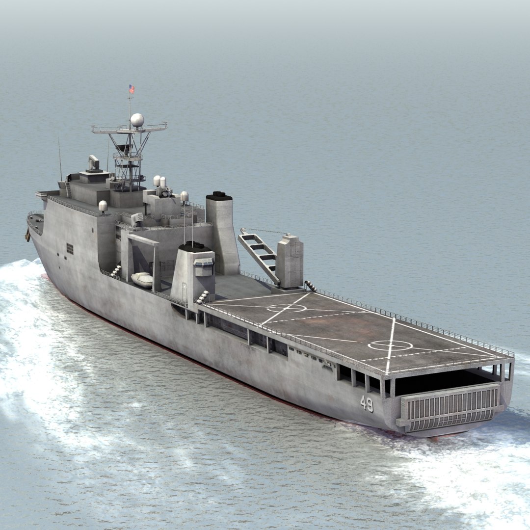 3d Model Lsd-49 Uss Harpers Ferry