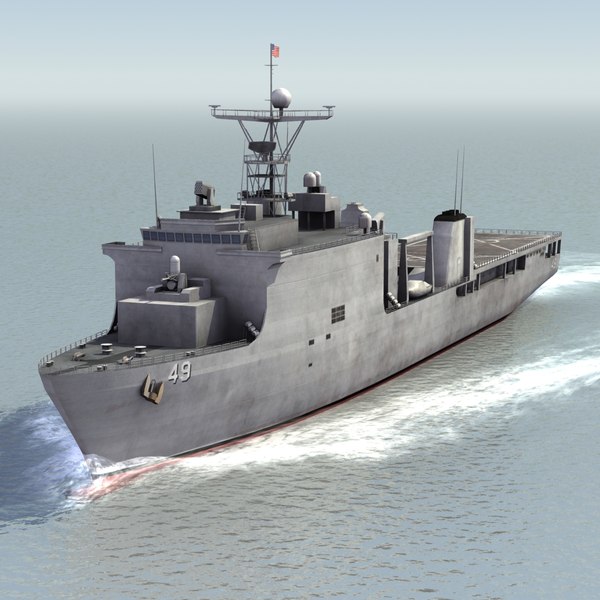 3d model lsd-49 uss harpers ferry