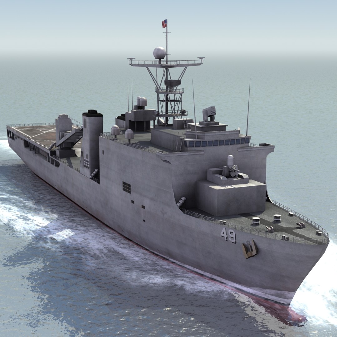 3d Model Lsd-49 Uss Harpers Ferry