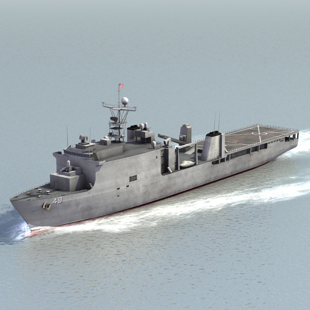 3d Model Lsd-49 Uss Harpers Ferry