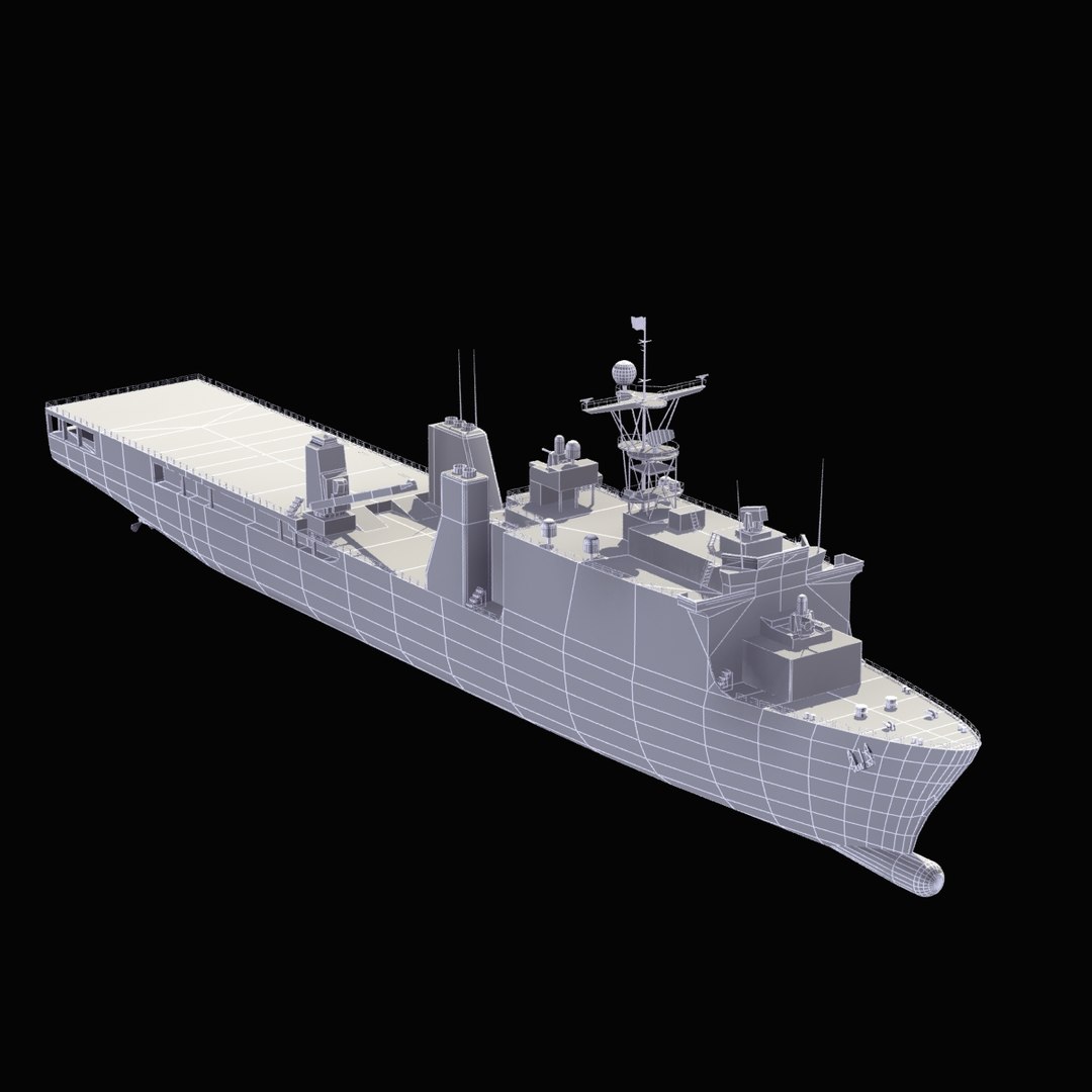 3d Model Lsd-49 Uss Harpers Ferry