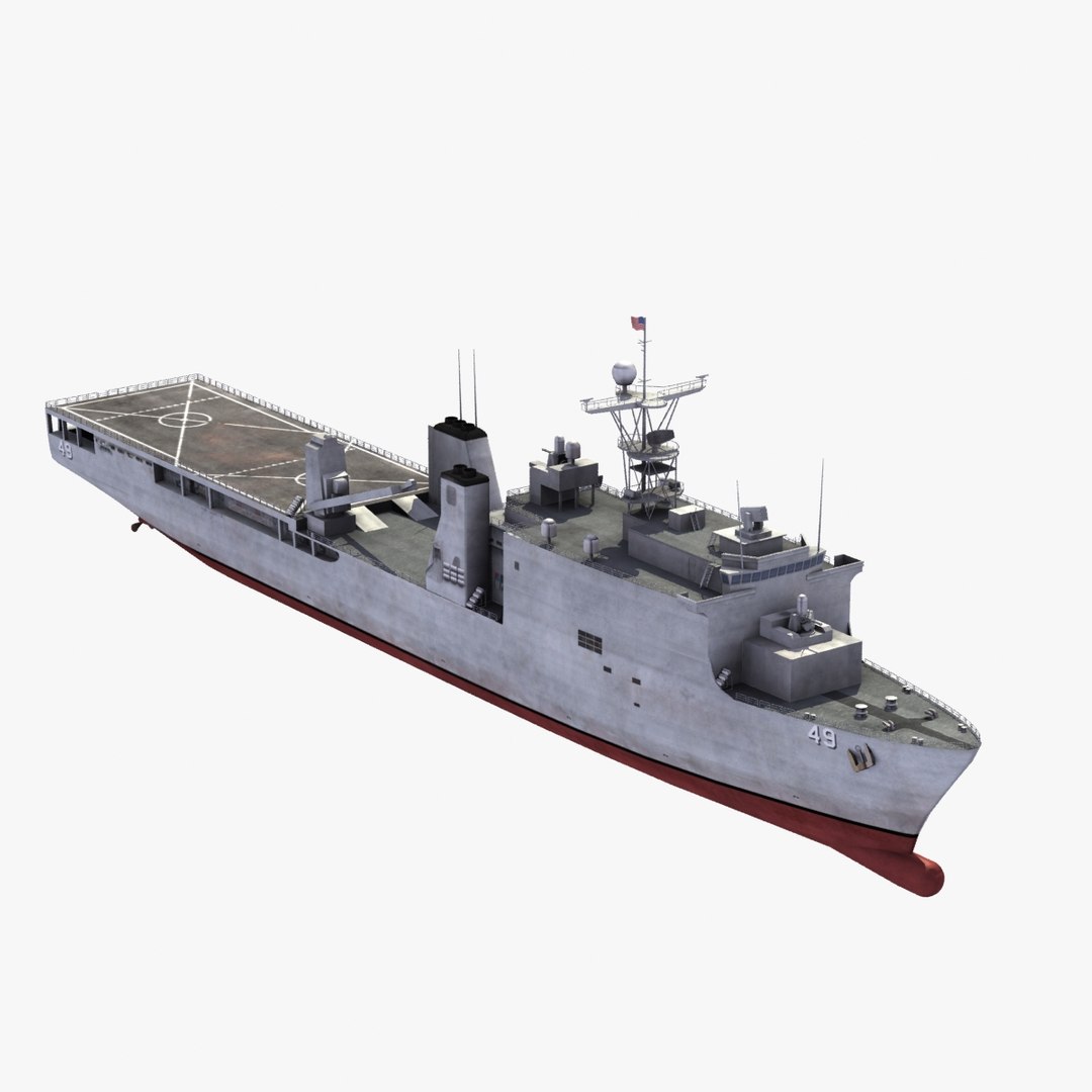 3d model lsd-49 uss harpers ferry