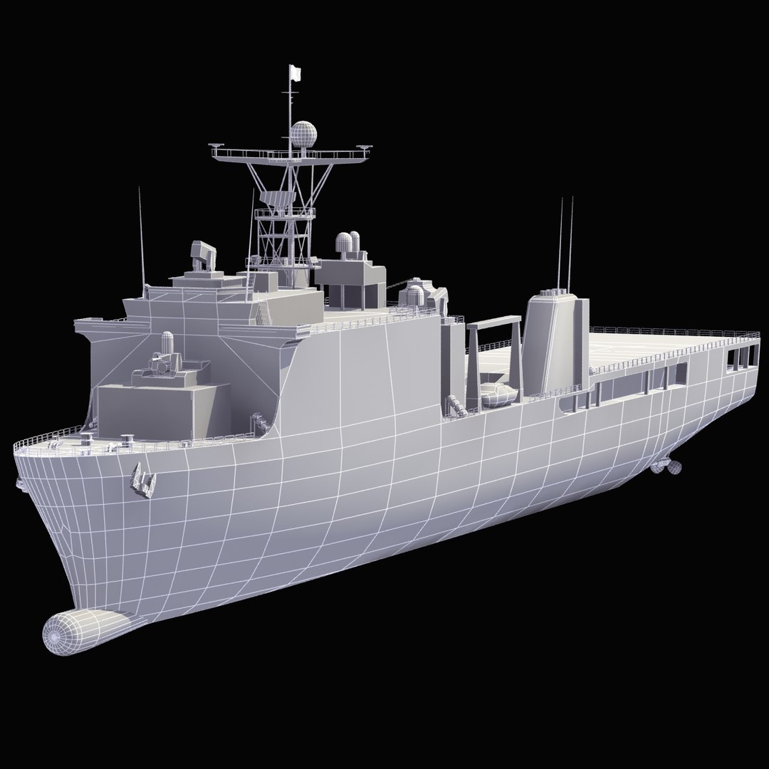 3d model lsd-49 uss harpers ferry
