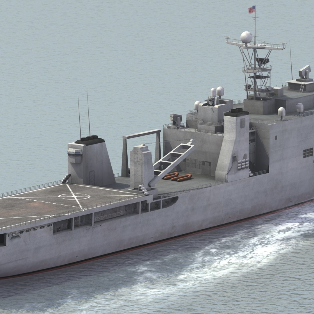 3d Model Lsd-49 Uss Harpers Ferry