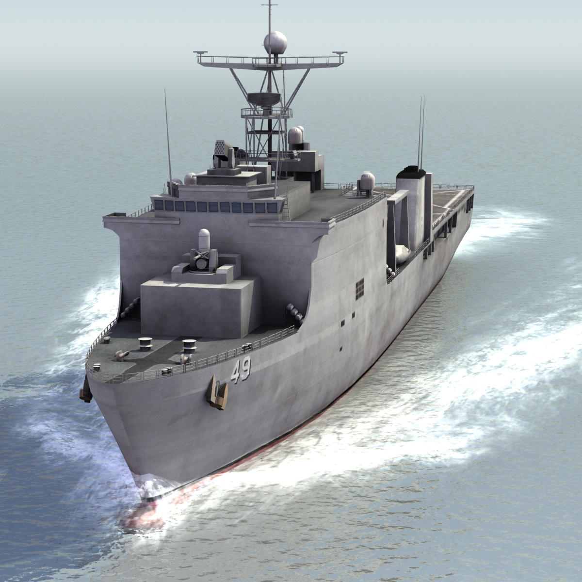 3d model lsd-49 uss harpers ferry