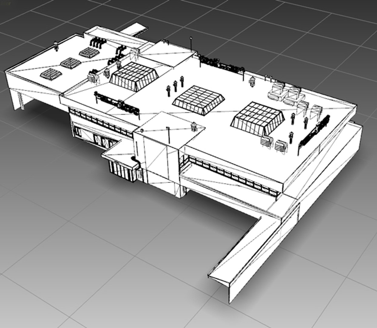 Supermarket Market 3d Model