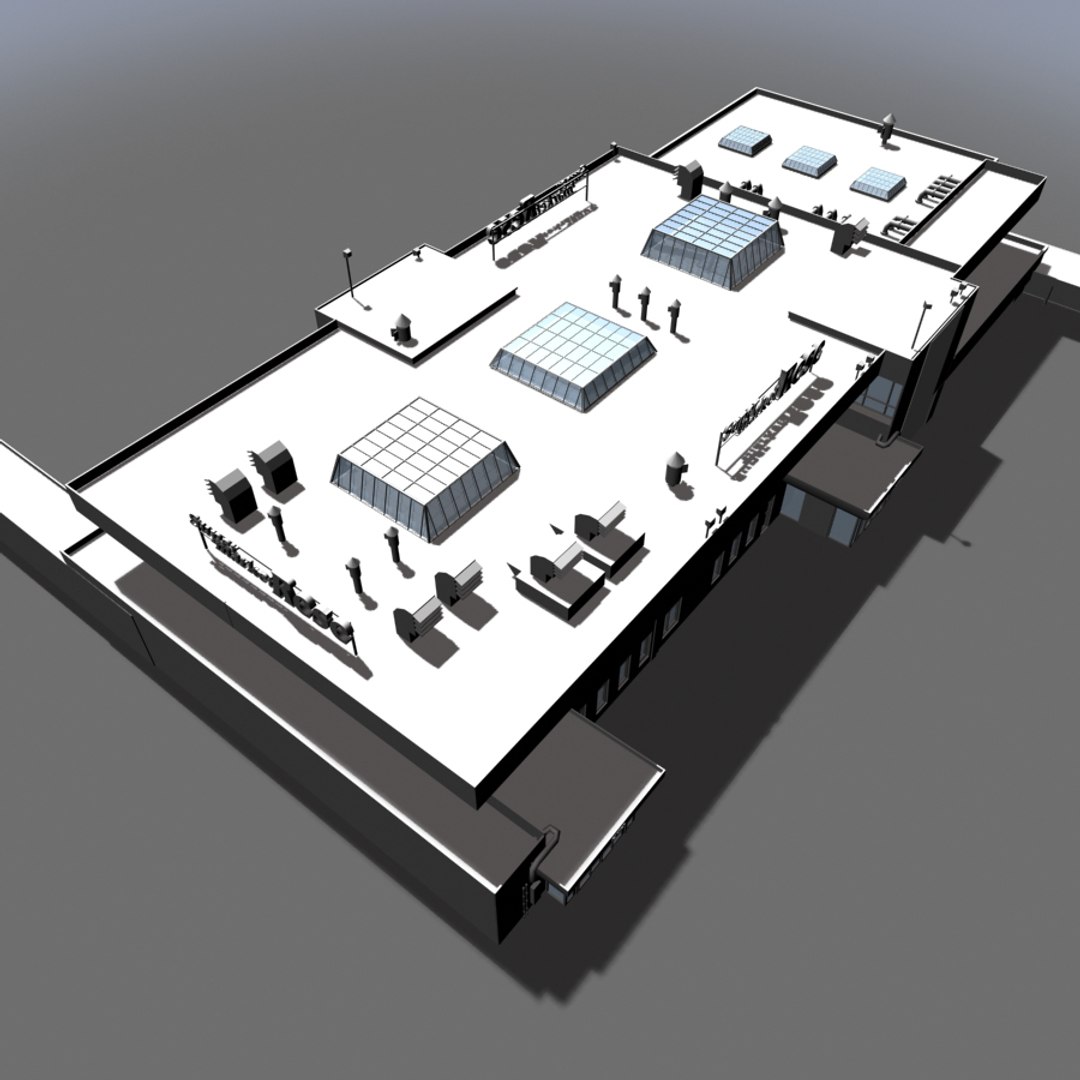 Supermarket Market 3d Model