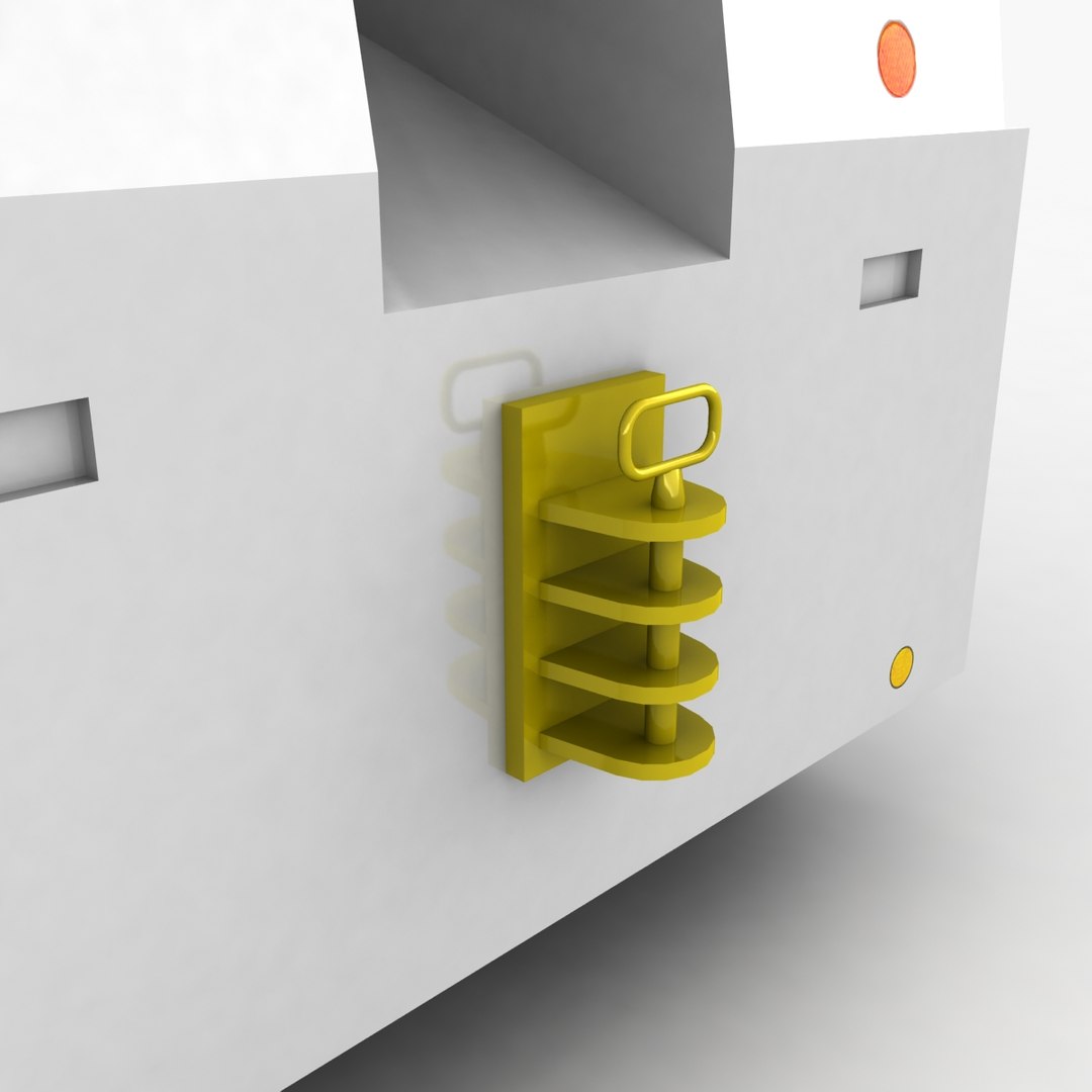 Tld Jet-16 Baggage Tractor 3d Model