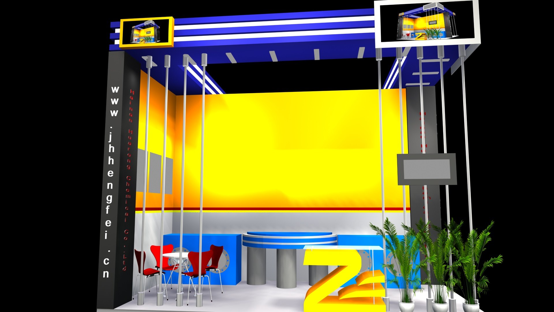 2 Side Open Stand 3D Model - TurboSquid 1996068