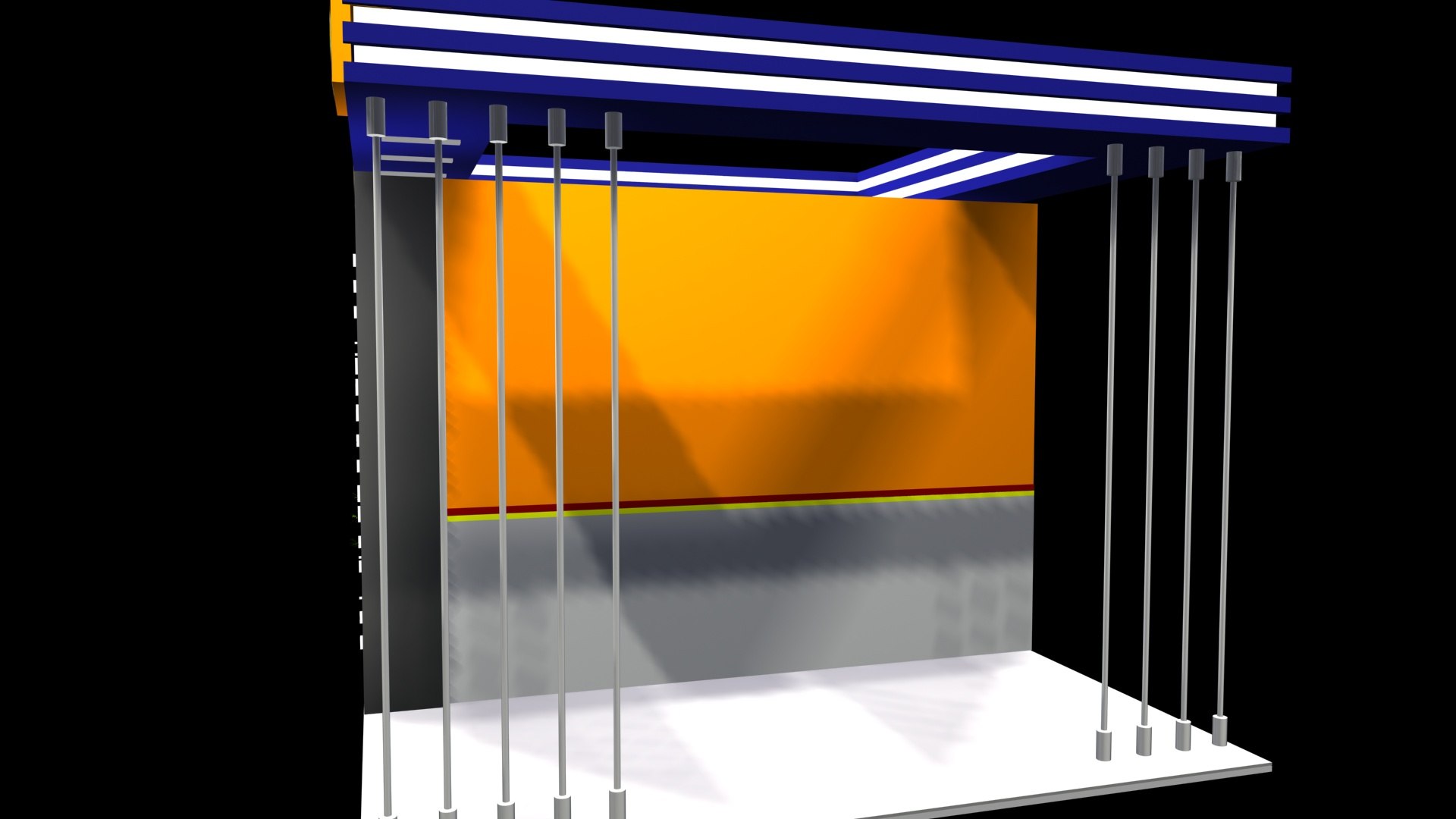 2 Side Open Stand 3D Model - TurboSquid 1996068