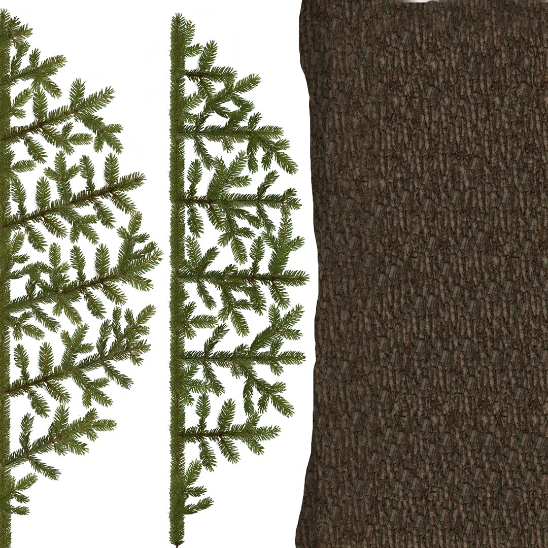 Pack Fir Tree 3d 3ds