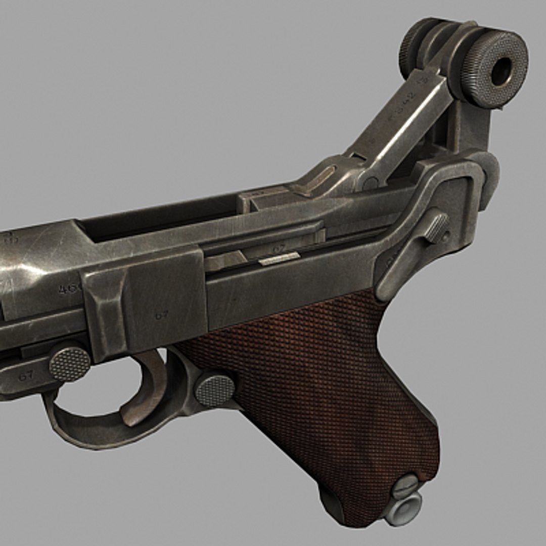 Luger P08 3d Model