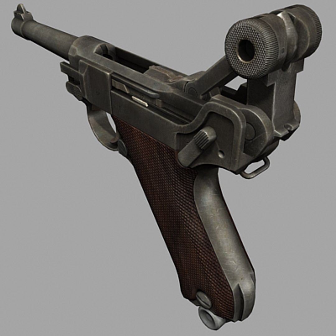 Luger P08 3d Model