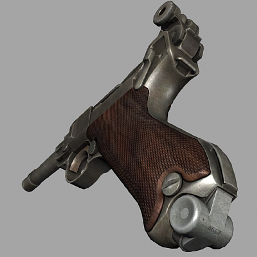 Luger P08 3d Model