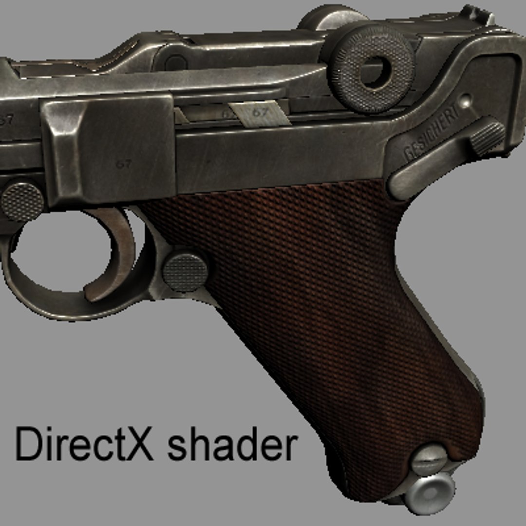 Luger P08 3d Model