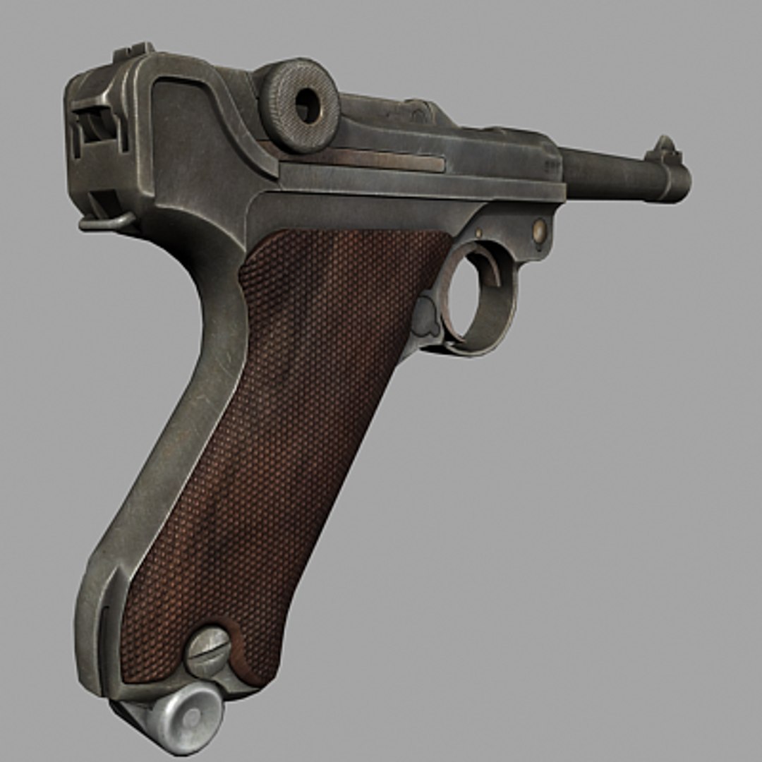 Luger P08 3d Model