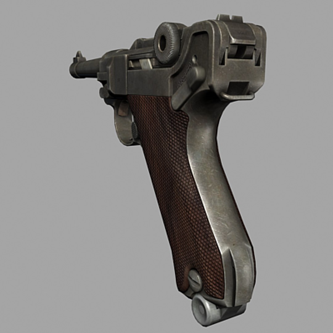 Luger P08 3d Model