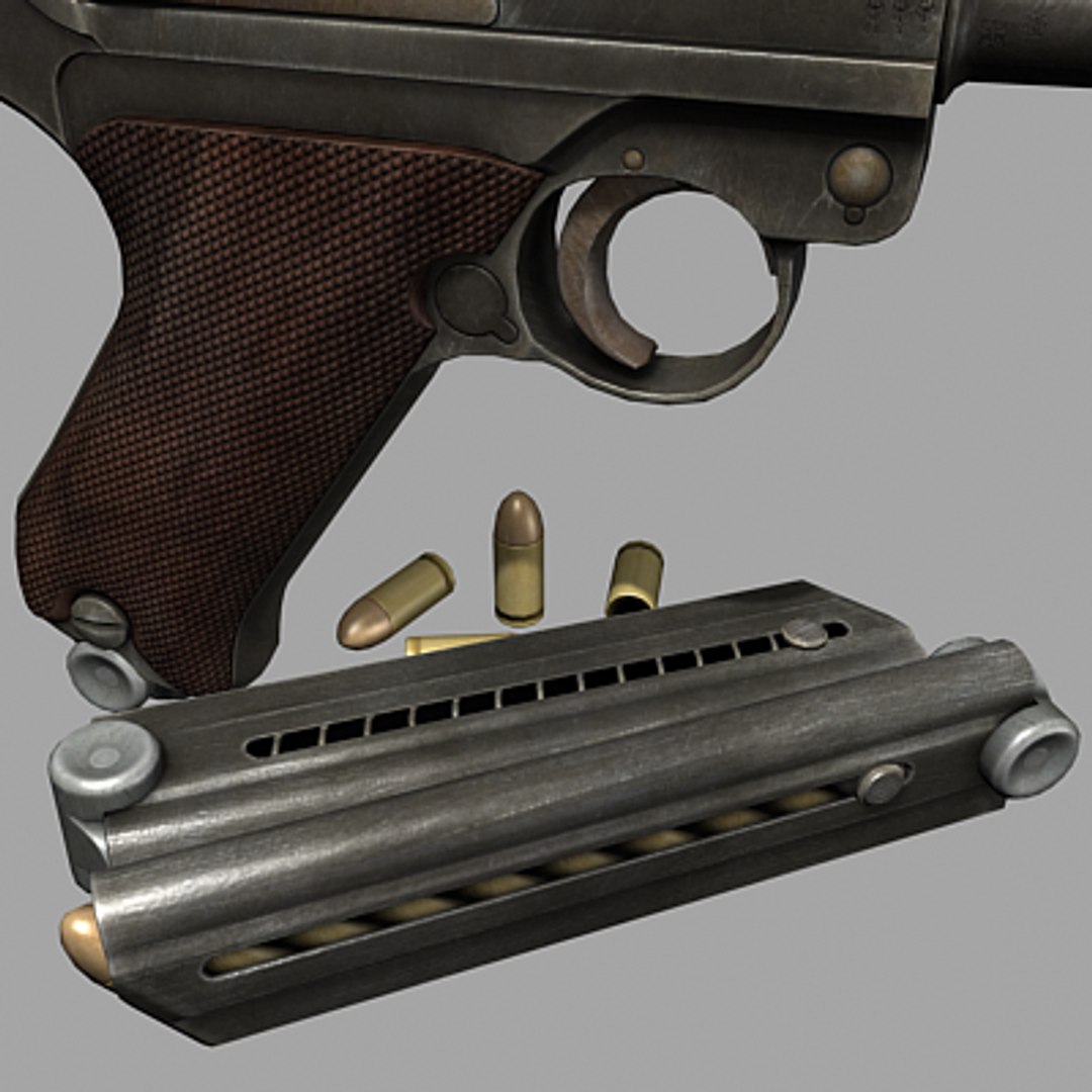 Luger P08 3d Model