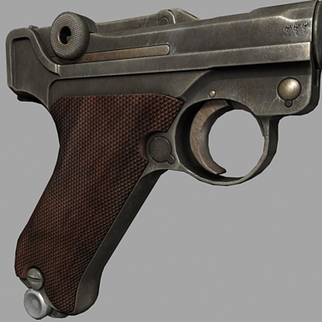Luger P08 3d Model