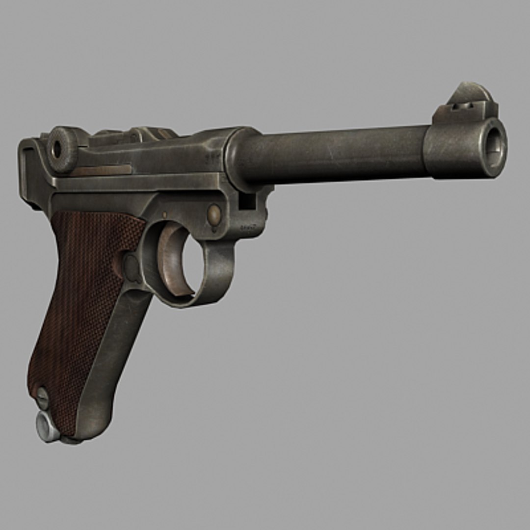Luger P08 3d Model