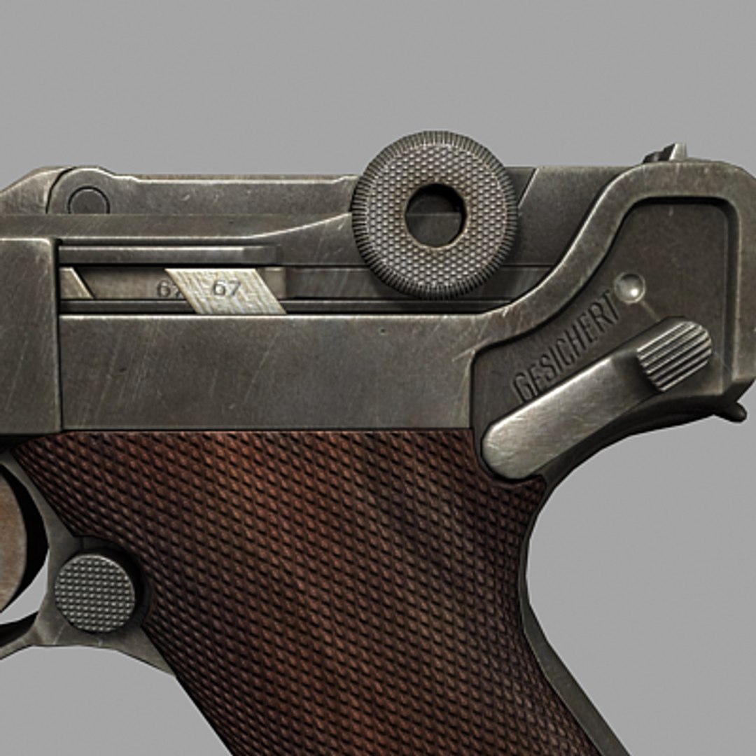 Luger P08 3d Model