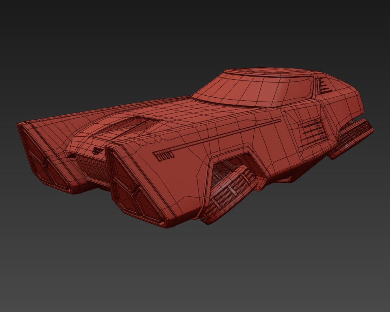 3d Model Futuristic Hover