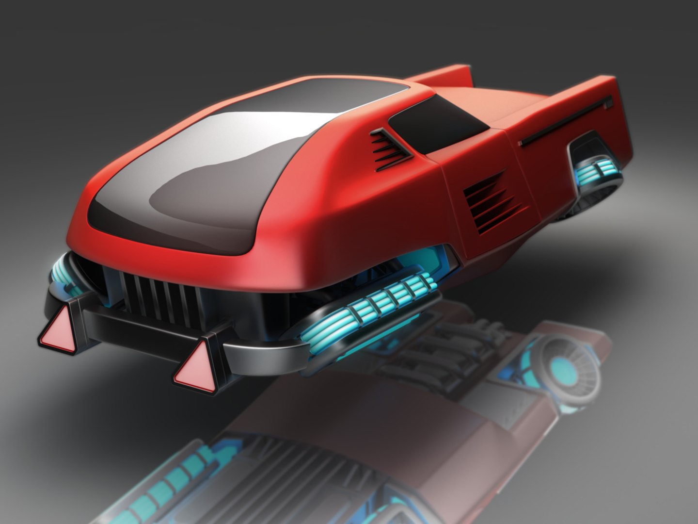 3d Model Futuristic Hover