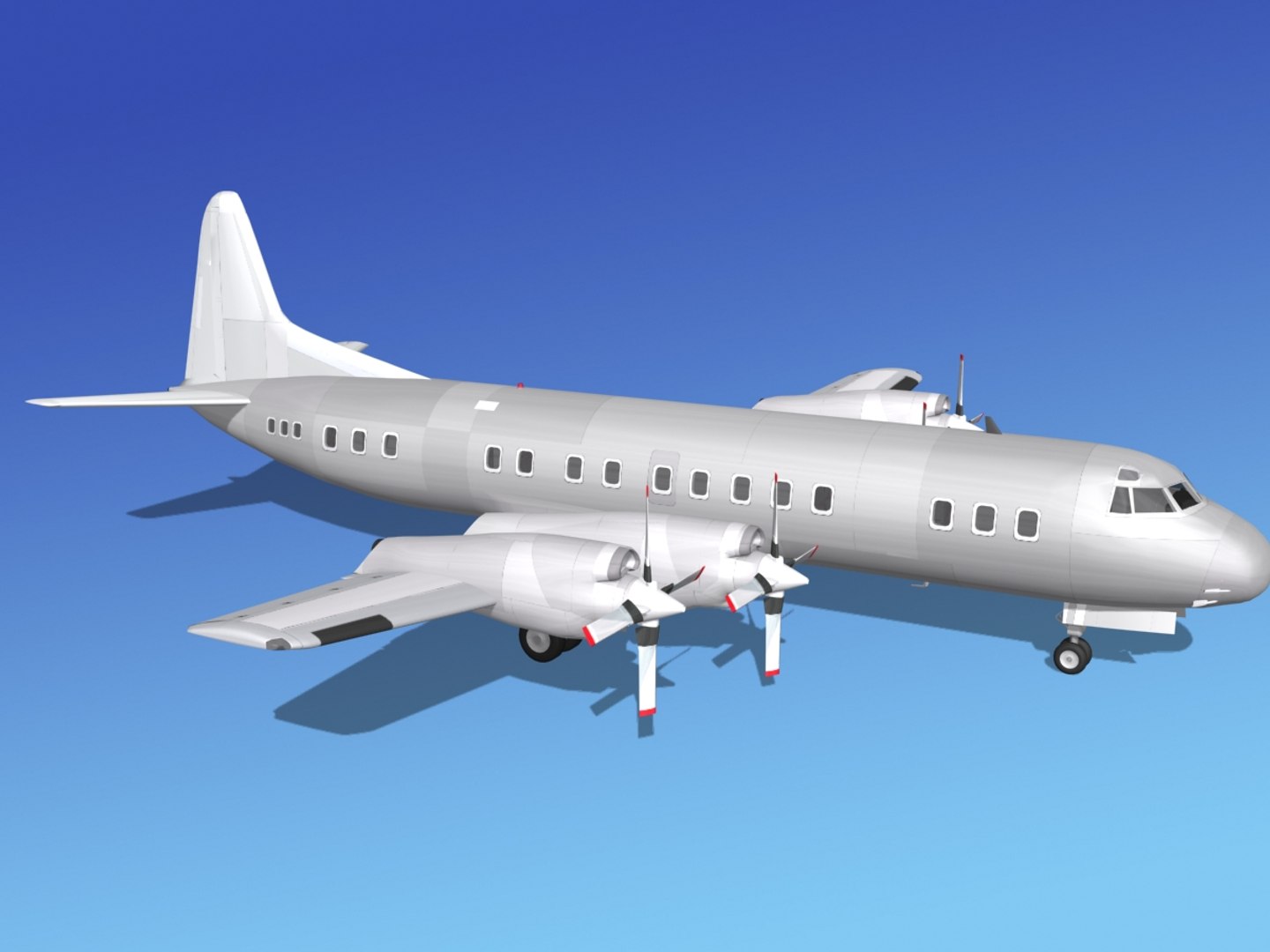 Propellers Electra Lockheed 3d Model