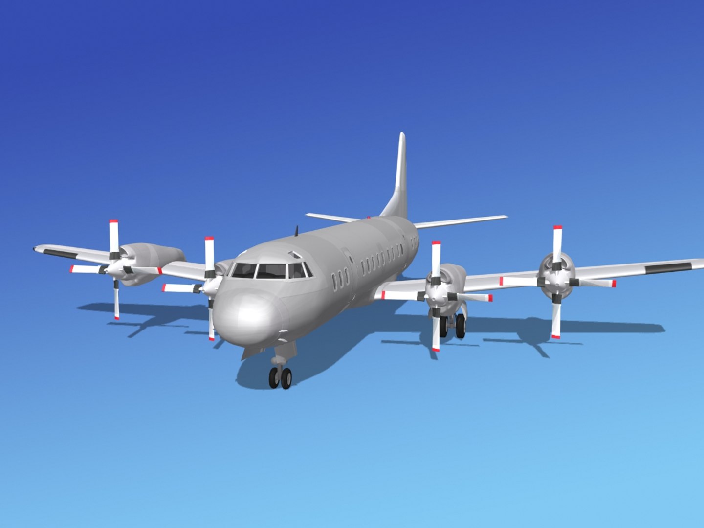 Propellers Electra Lockheed 3d Model
