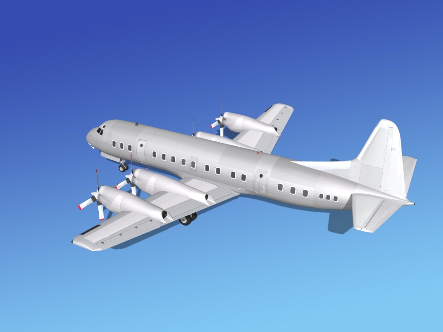 Propellers Electra Lockheed 3d Model