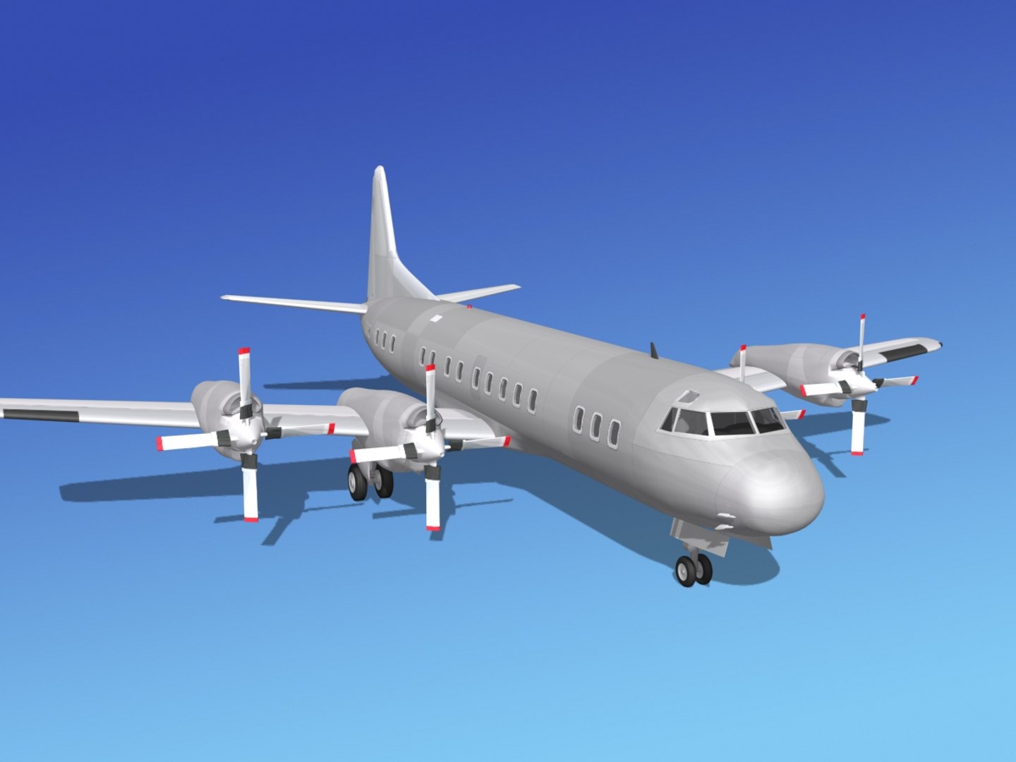 Propellers Electra Lockheed 3d Model