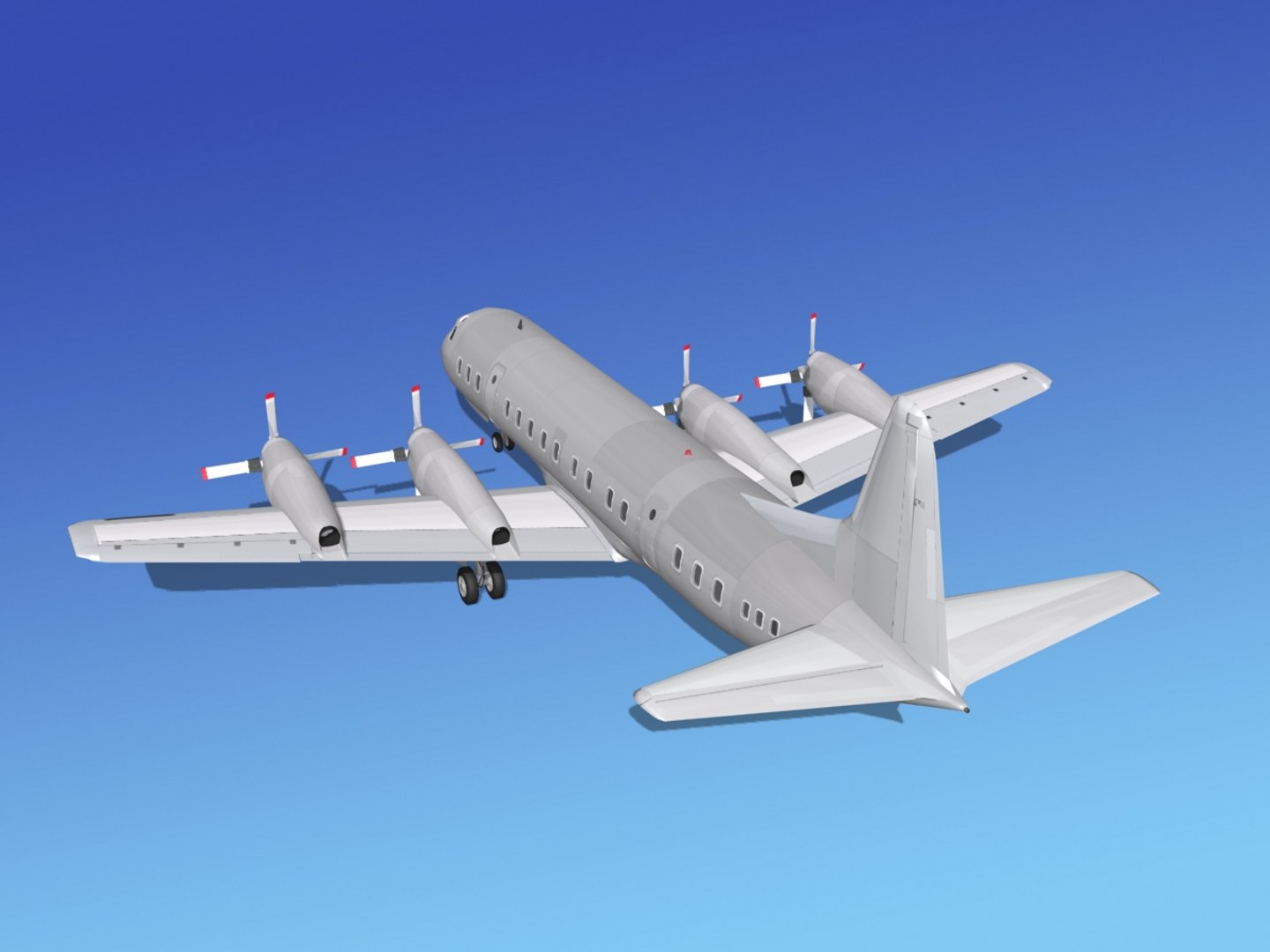 Propellers Electra Lockheed 3d Model