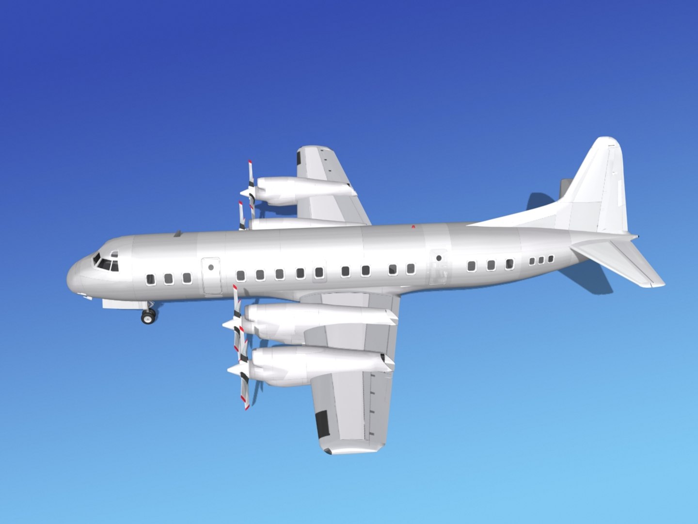 Propellers Electra Lockheed 3d Model