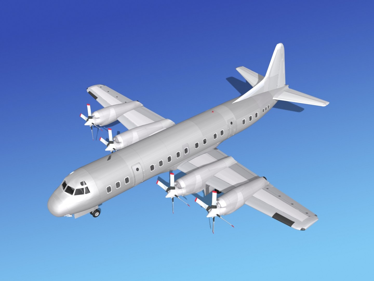 Propellers Electra Lockheed 3d Model