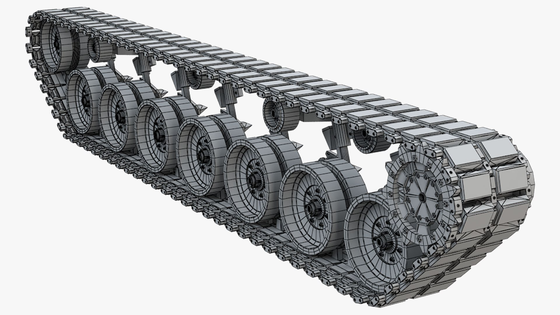 3D Model German Leopard 2a6 Track - TurboSquid 1485809