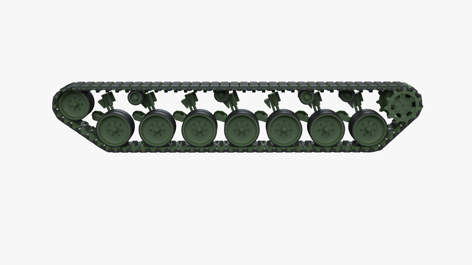 3D Model German Leopard 2a6 Track - TurboSquid 1485809