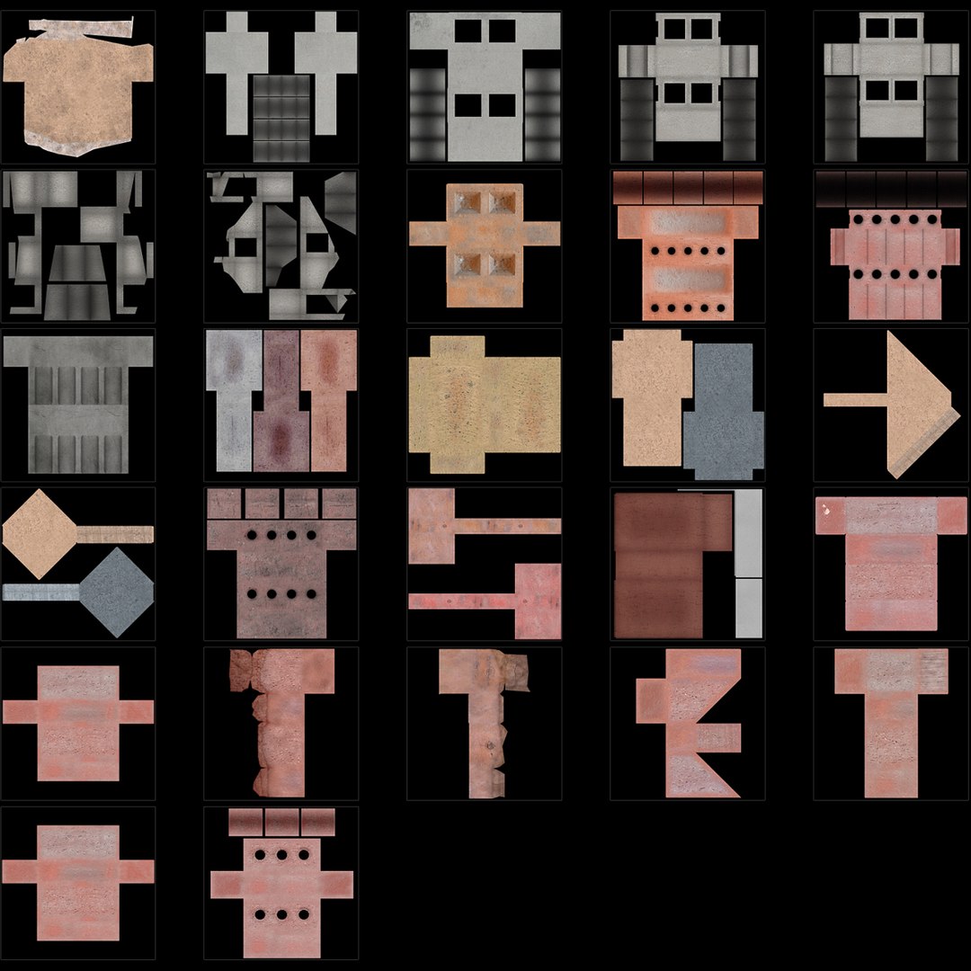 3d Brick Pack Model