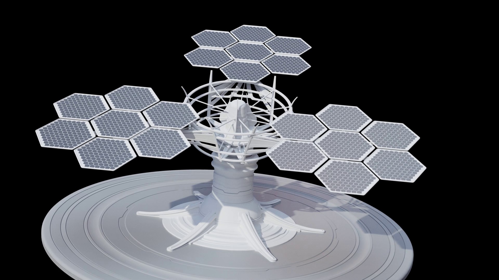 3D Solar Array Model - TurboSquid 1645554