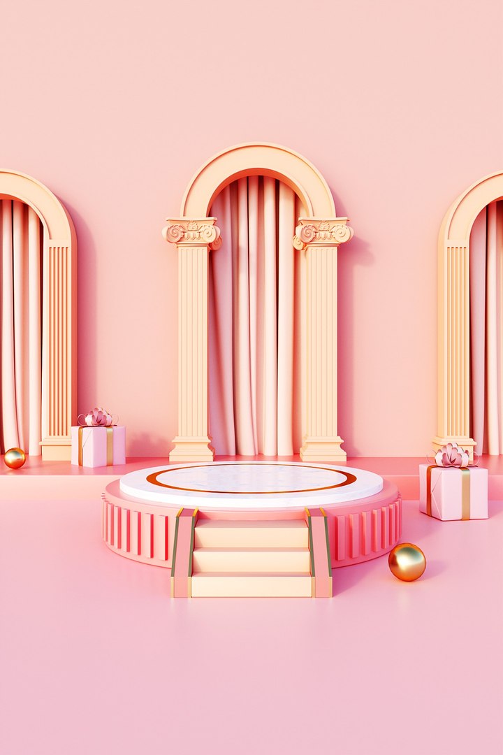 Display background Poster 3D - TurboSquid 2100229