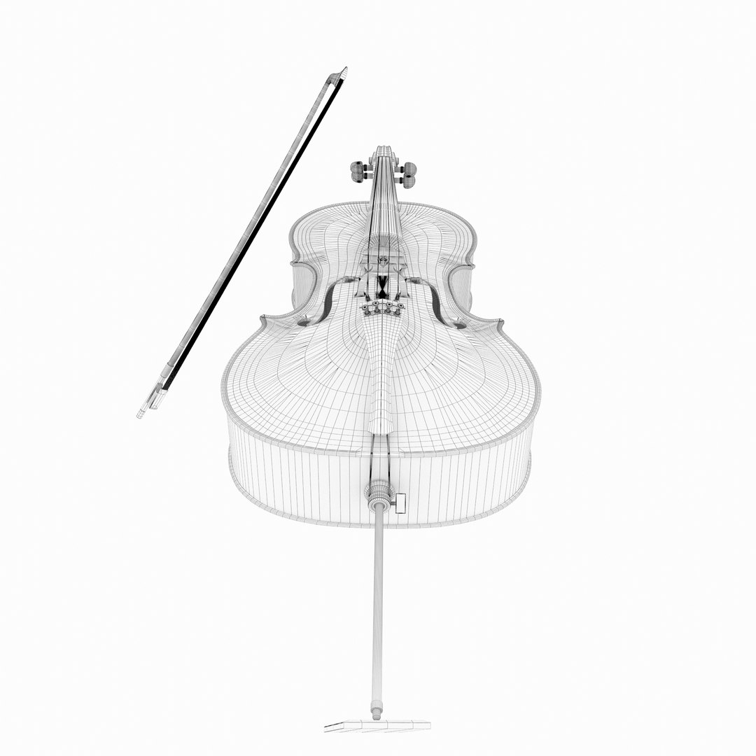 Cello Instrument 3D Model - TurboSquid 1451816