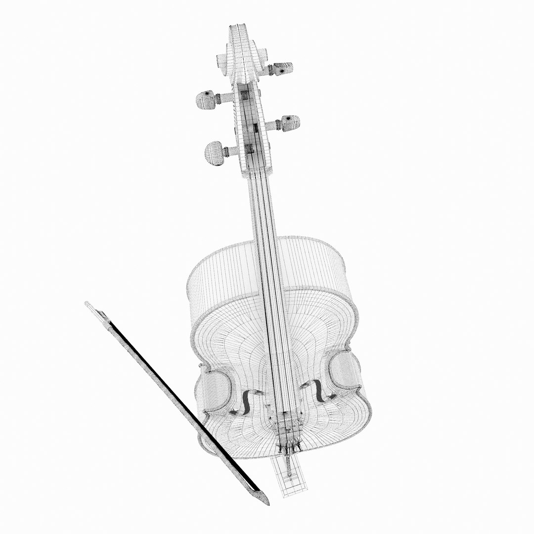 Cello Instrument 3D Model - TurboSquid 1451816