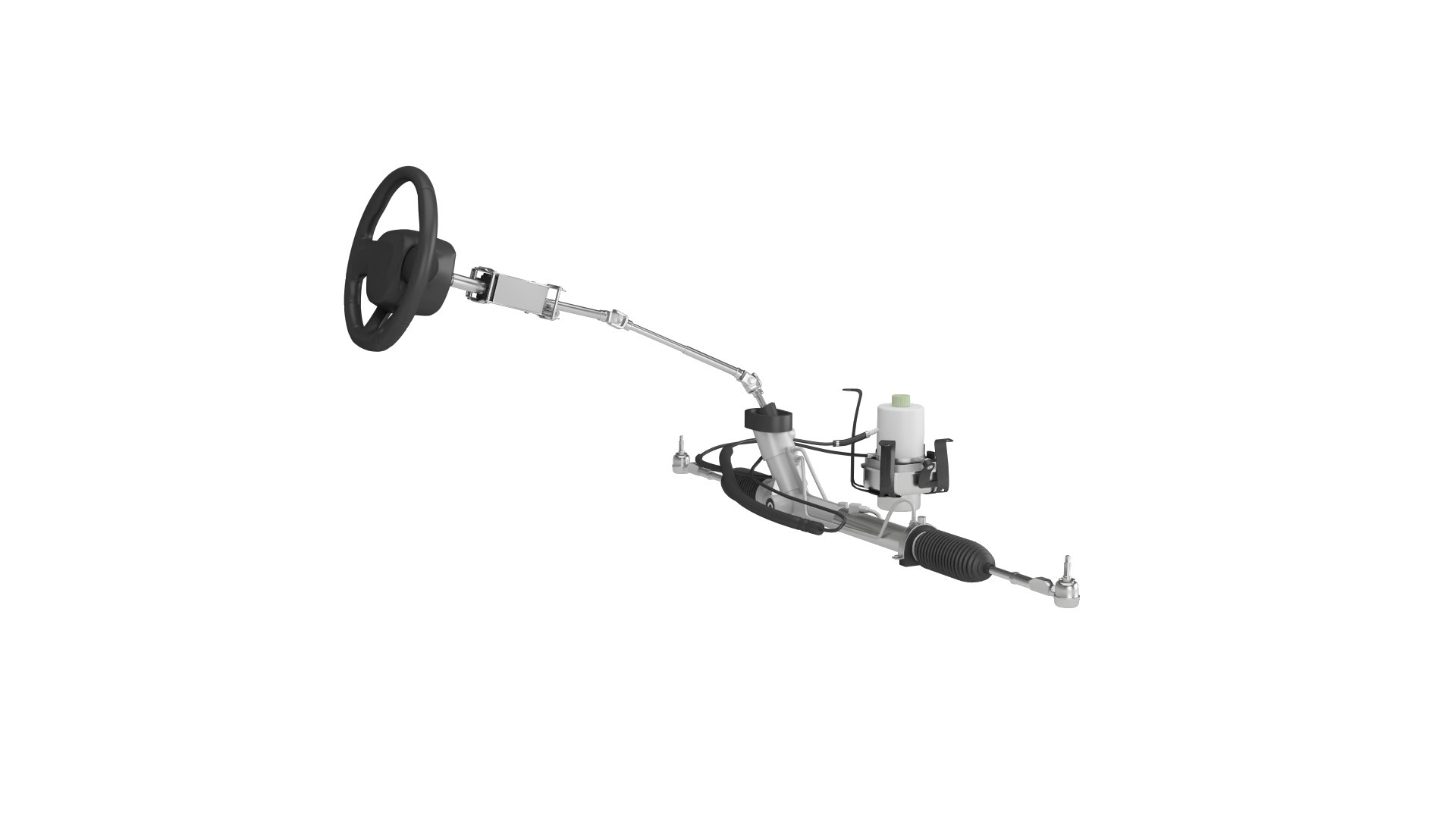 Electro-Hydraulic Power Power Steering System EHPS Model - TurboSquid ...