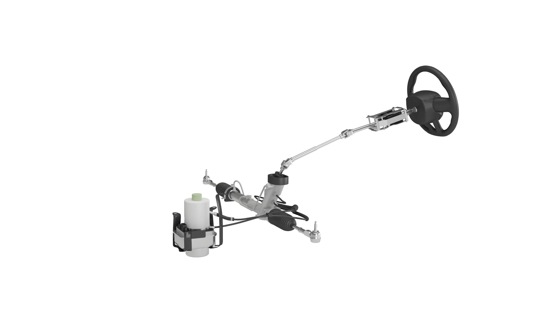 Electro-Hydraulic Power Power Steering System EHPS Model - TurboSquid ...