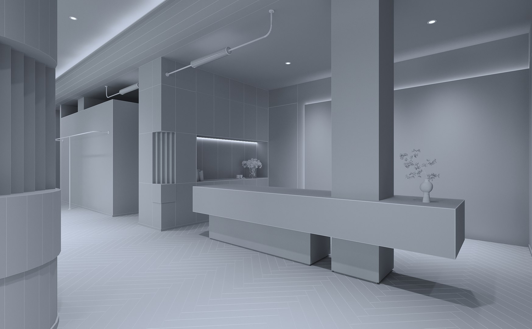 Modern Clothing Store Model - TurboSquid 2164815