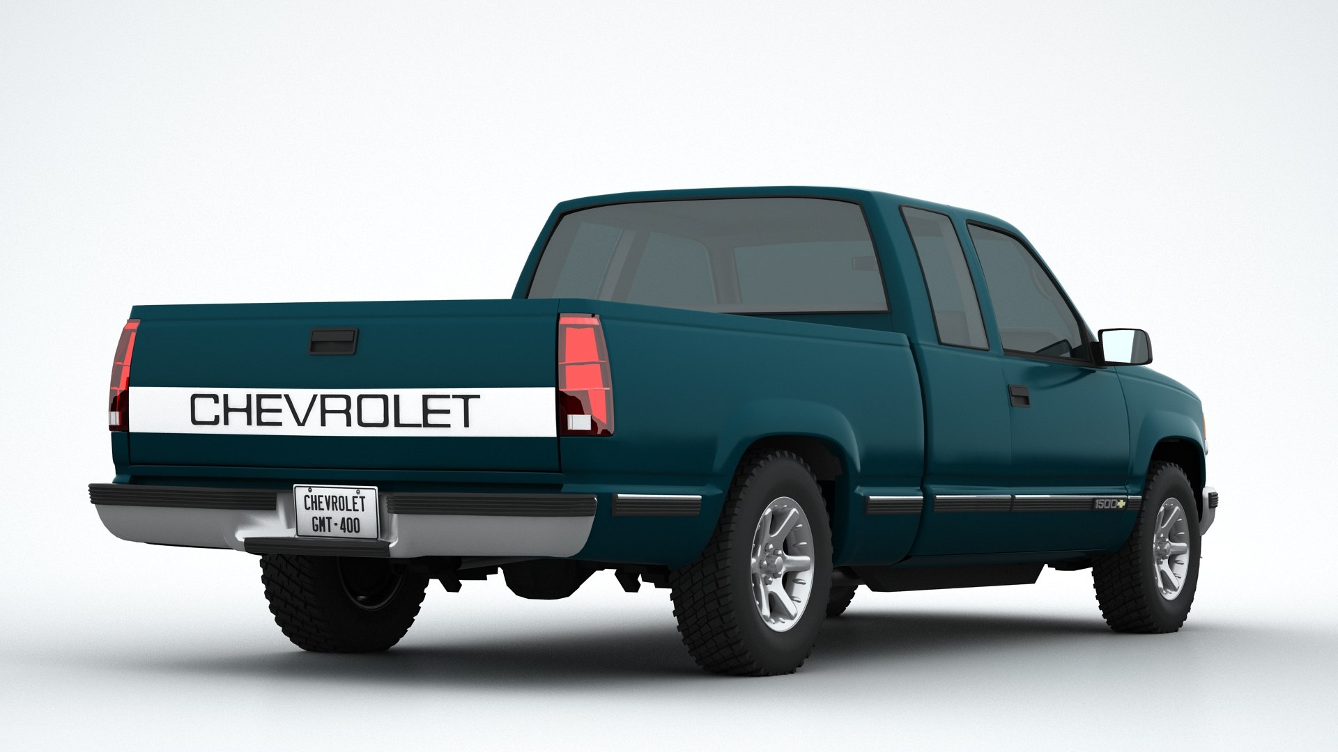 3D Chevrolet Silverado Extended Cab Model - TurboSquid 2190793